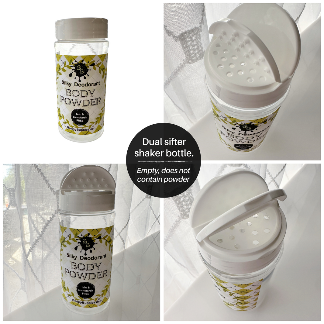 Bonny Bubbles Body Powder and Powder Puffs